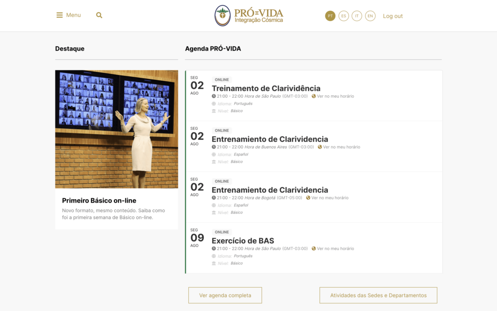 Colores verdaderos – PRÓ-VIDA